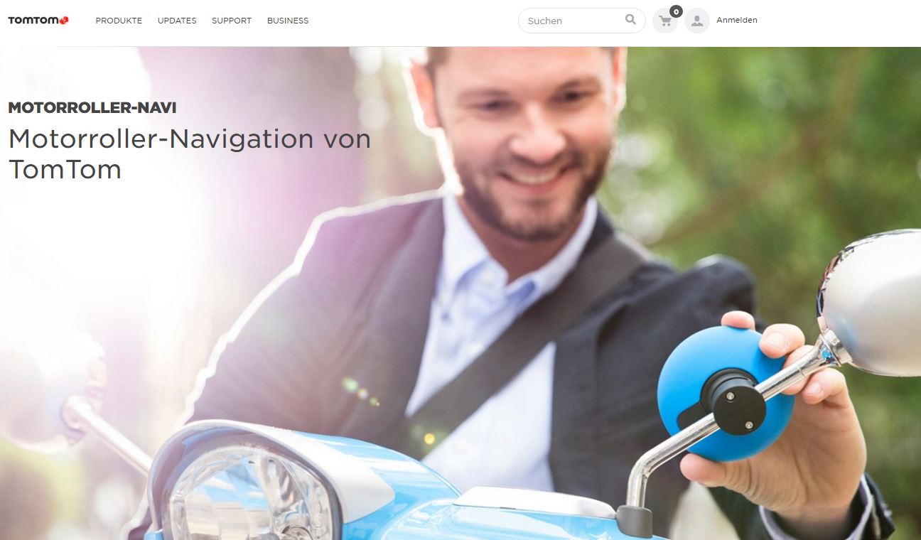 TomTom VIO: Ein praktisches Navi für Rollerfahrer | NaviGoGo.de
