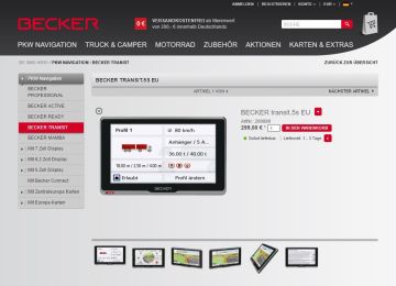 Navi von Becker: Extra für Brummi-Fahrer | navigogo.de